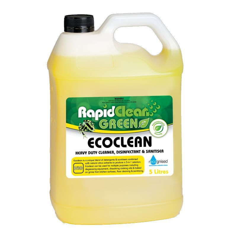 RapidClean EcoClean Heavy Duty Cleaner, Disinfectant & Sanitiser