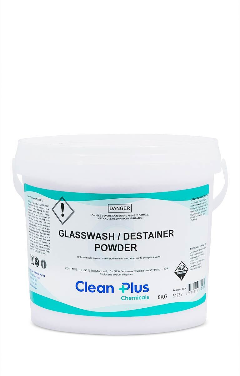 Glasswash / Destainer Powder - Cleanplus