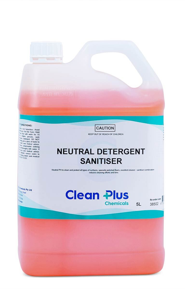 Neutral Detergent - Sanitiser - Cleanplus